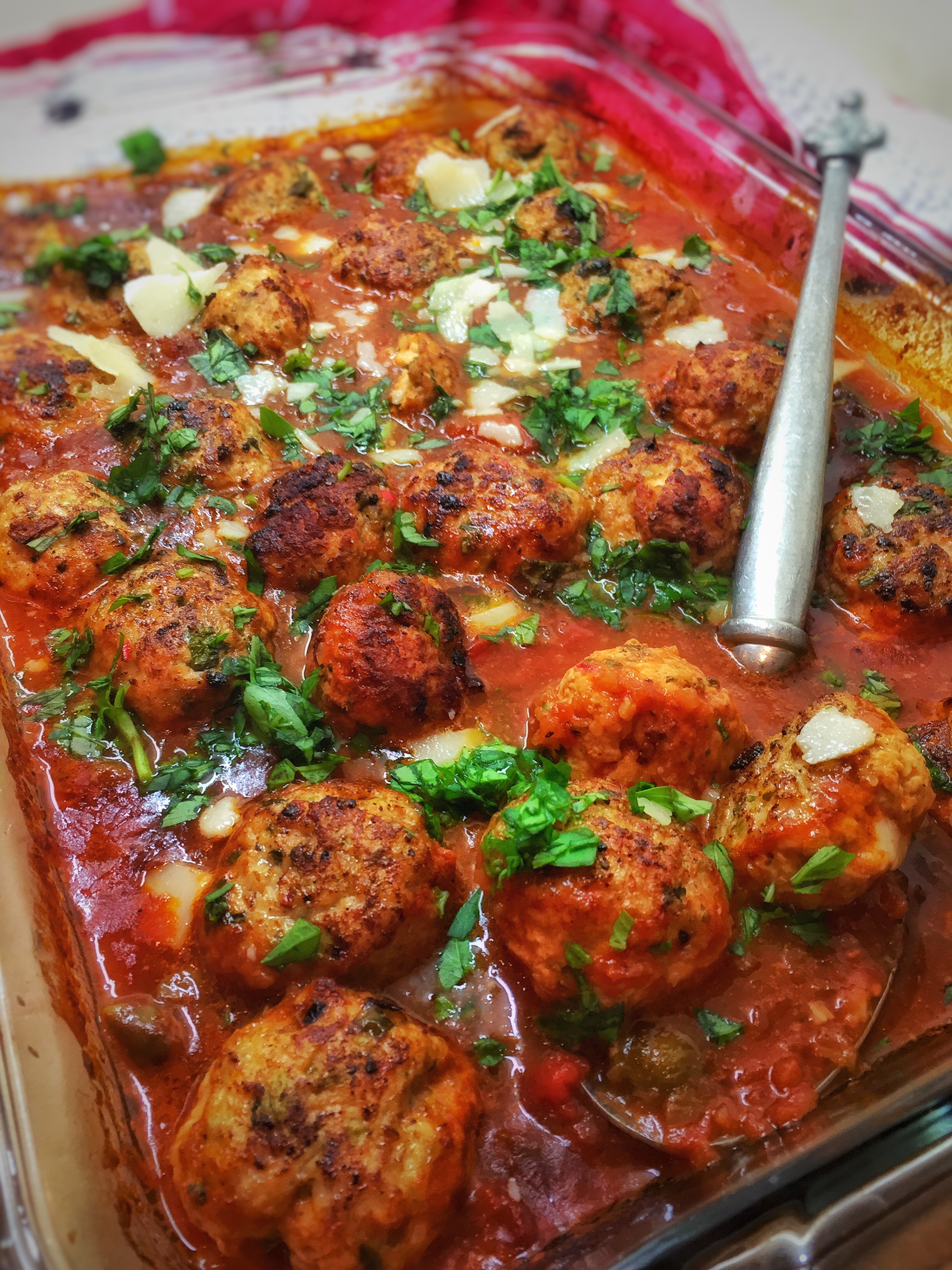 Chicken Meatballs with Balsamic Sugo – Young and Hungry